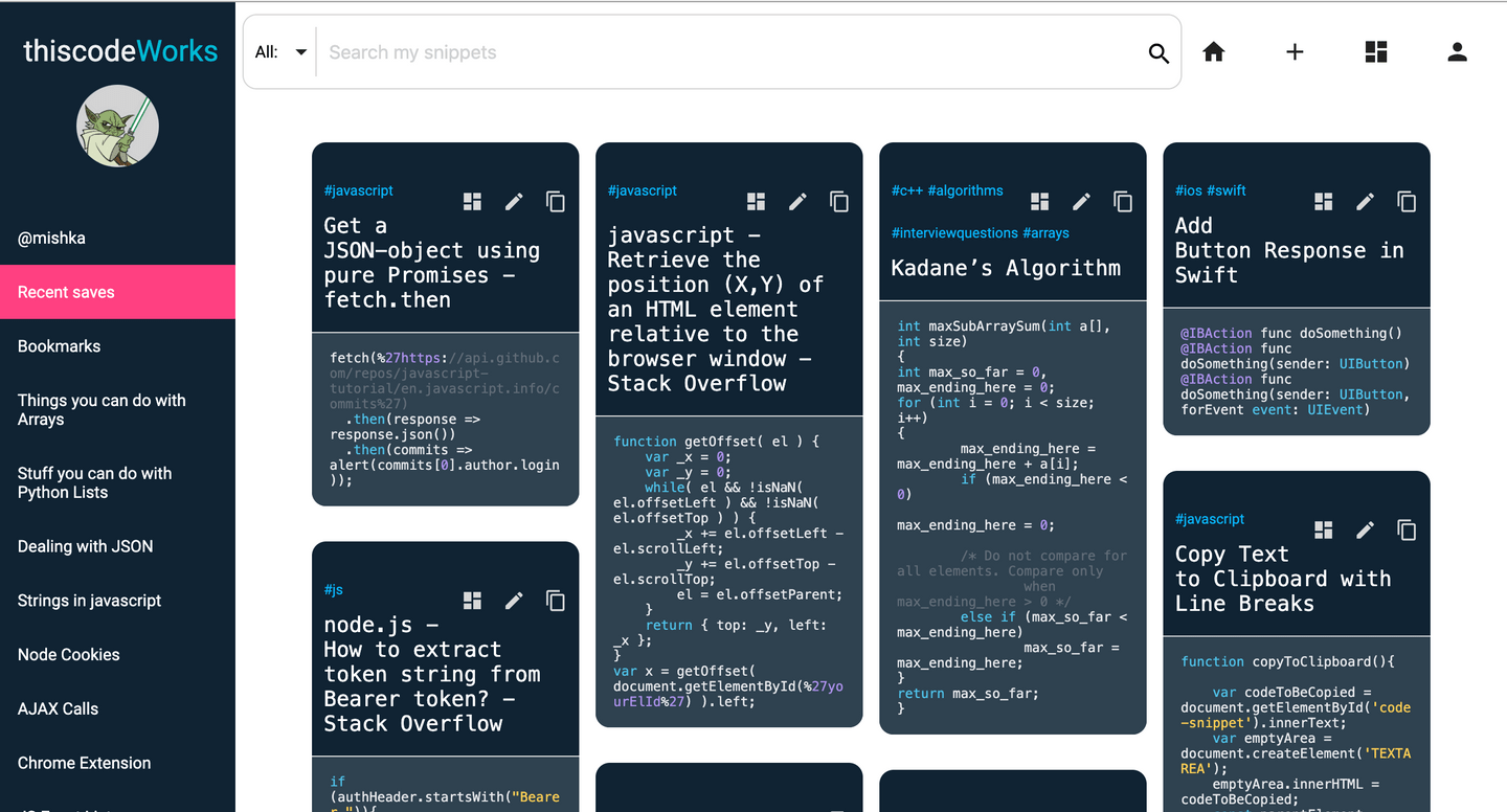 The best tool to save code snippets online & 5 reasons why | Mishka
